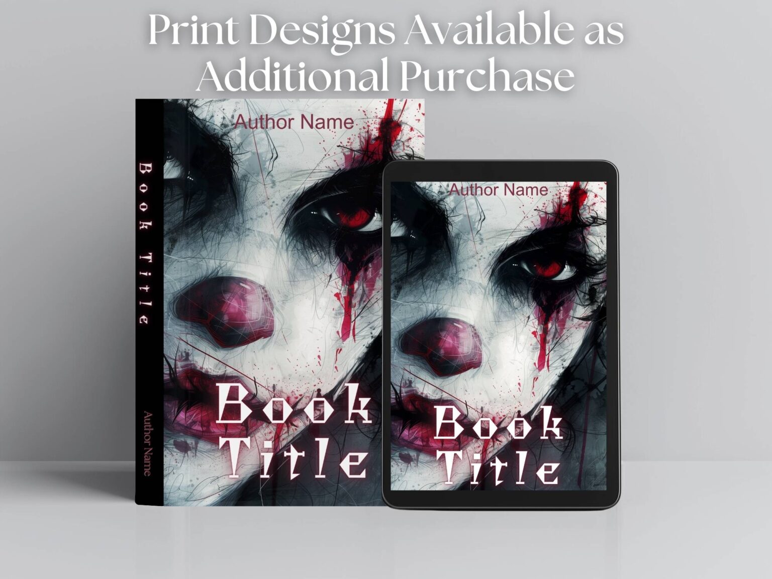 Spooky Clown: Premade Horror eBook Cover Design