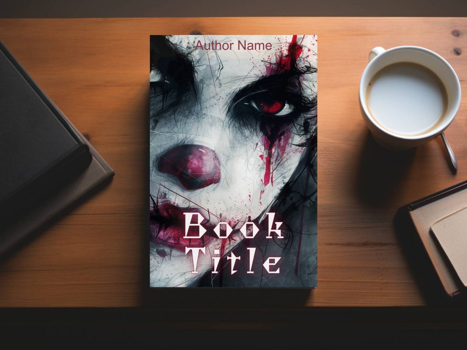 Spooky Clown: Premade Horror eBook Cover Design