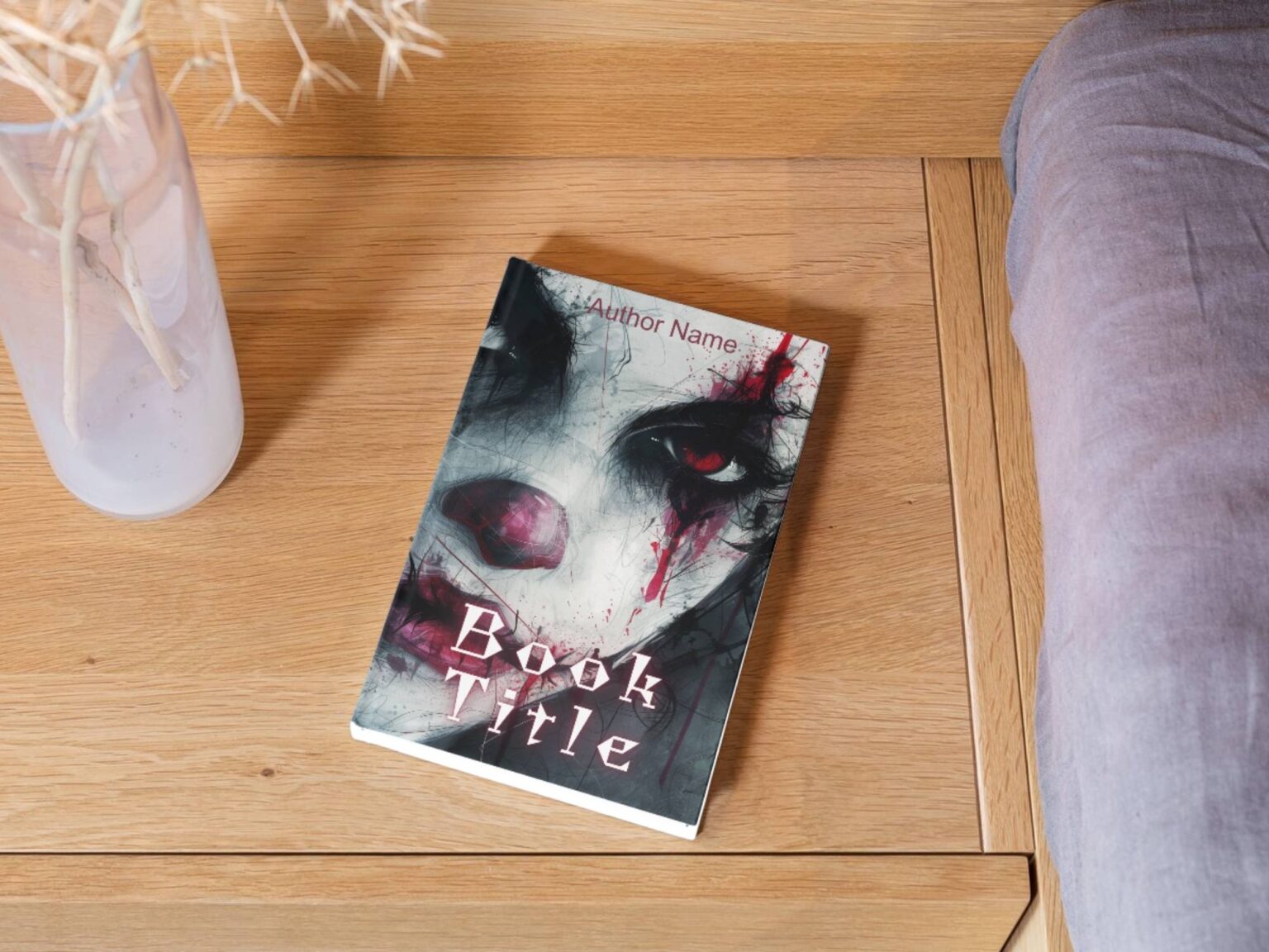 Spooky Clown: Premade Horror eBook Cover Design
