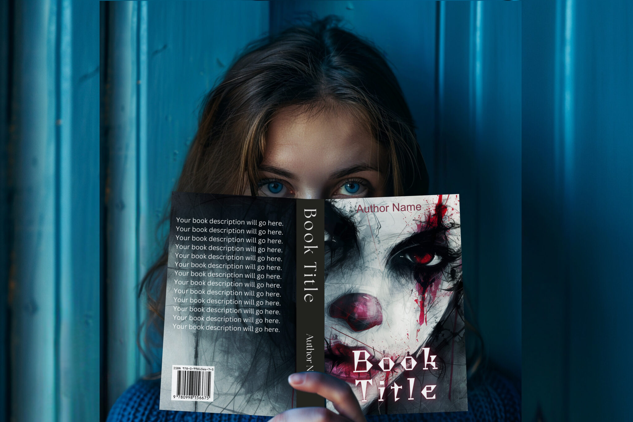 Spooky Clown: Premade Horror eBook Cover Design