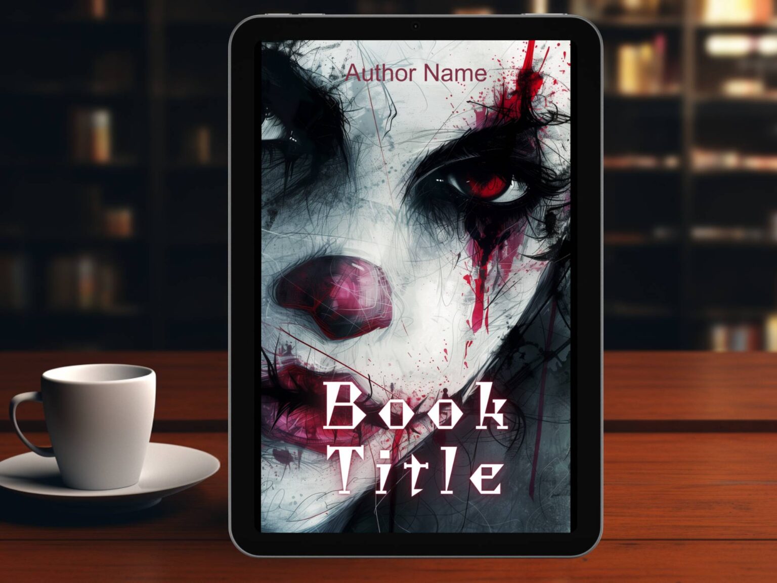 Spooky Clown: Premade Horror eBook Cover Design